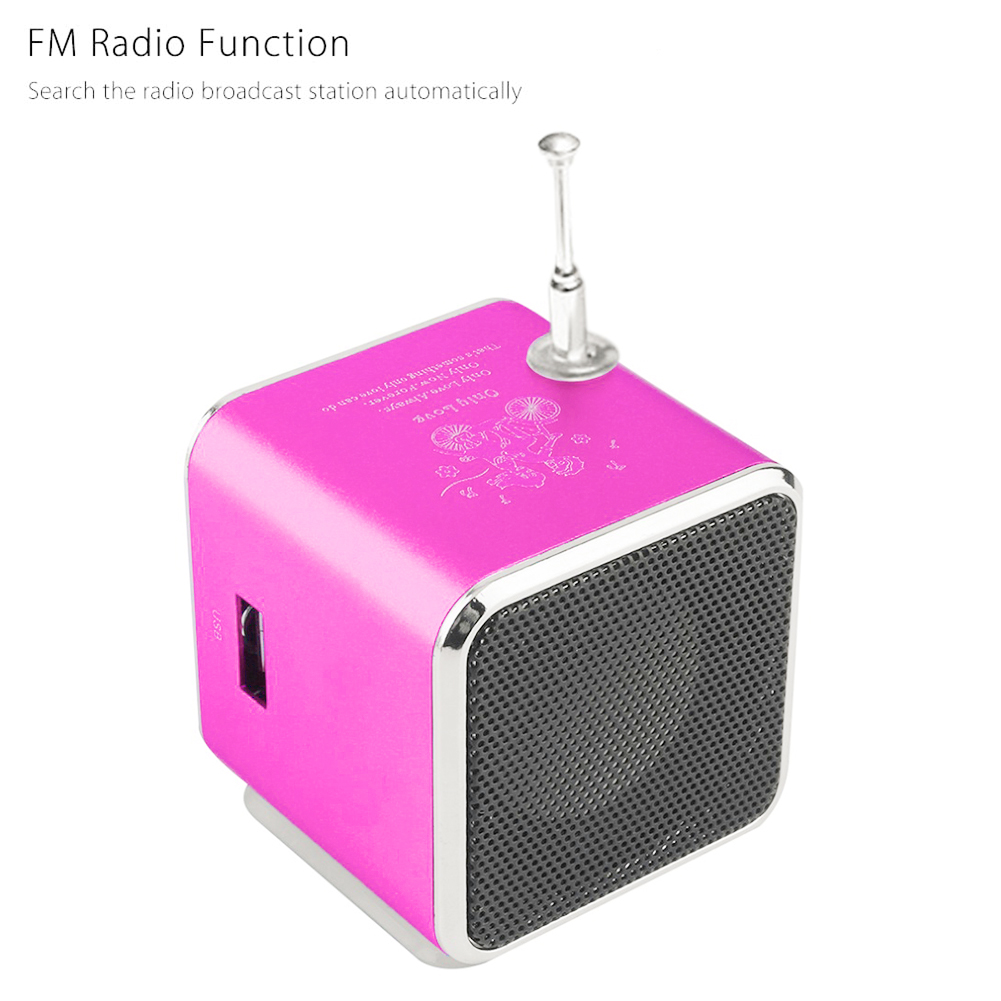 FM Radio Speaker Portable FM Radio Receiver with LED Display Screen ...